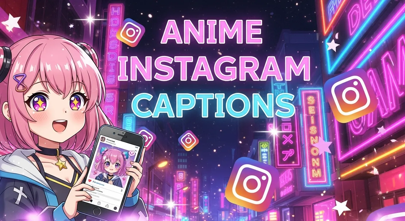 99+ Anime Instagram Captions That Will Go Viral in 2026