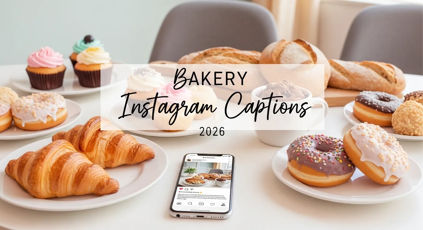 133+ Bakery Instagram Captions That Boost Engagement & Sales in 2026